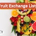 Fruit Exchange List - Etsy