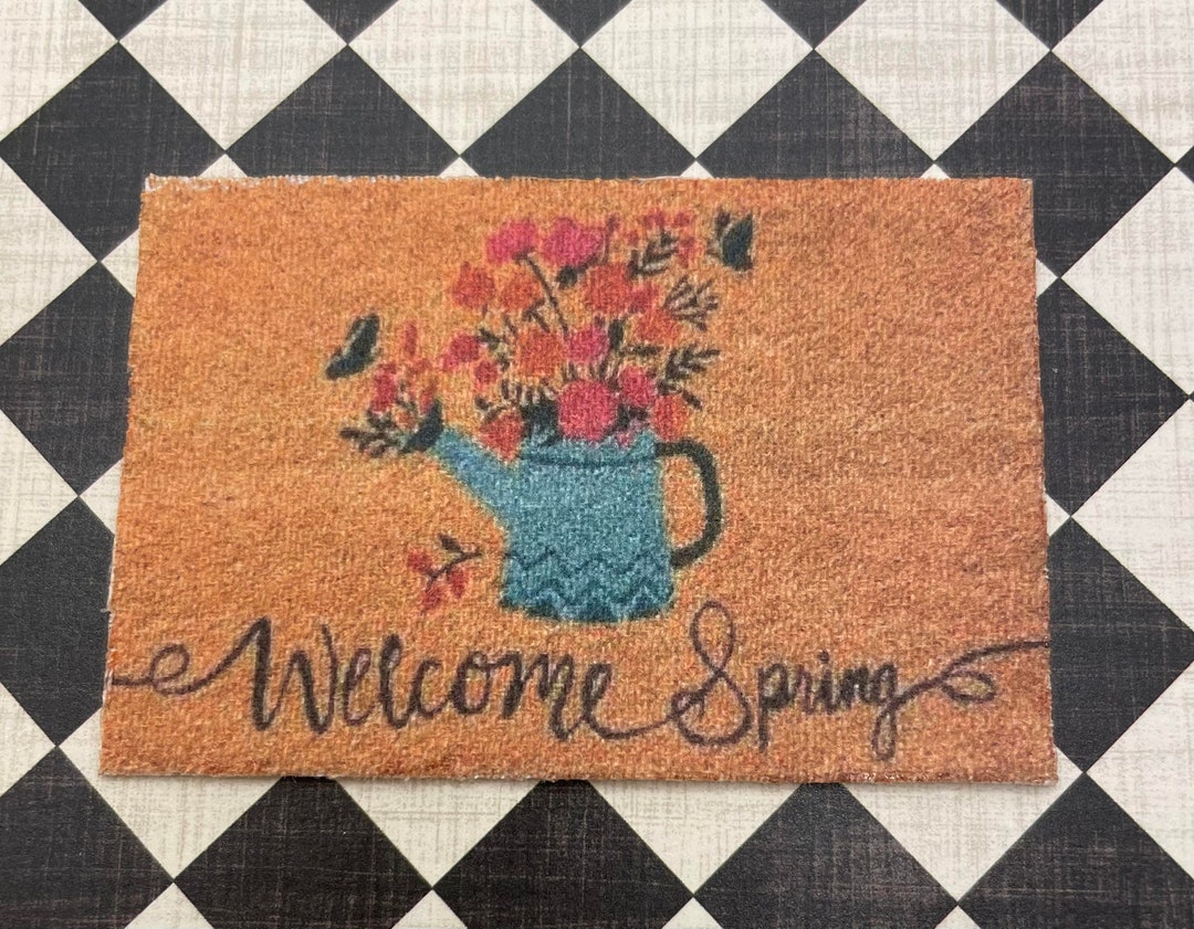 Dollhouse Spring Door Mat in 1 12 Scale - Etsy
