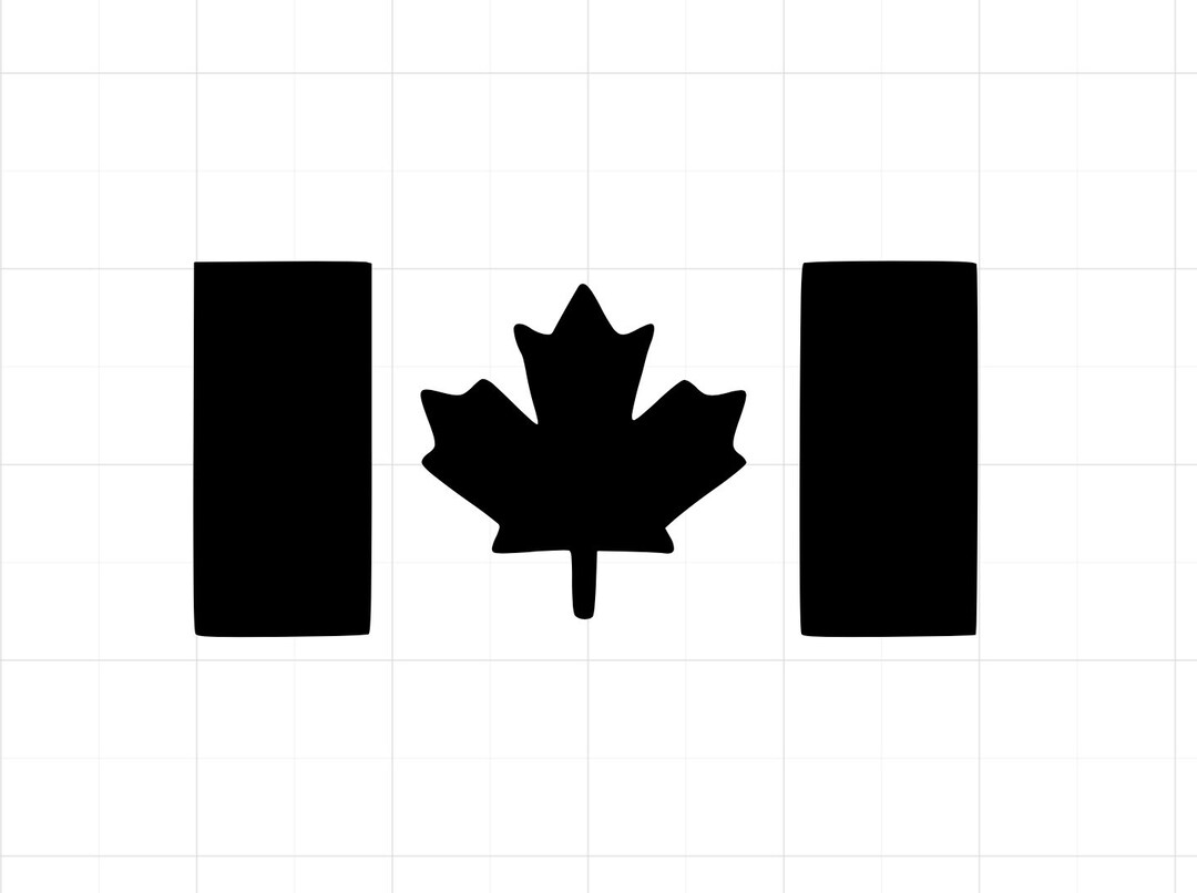 Canada Flag Vinyl Decal - Etsy
