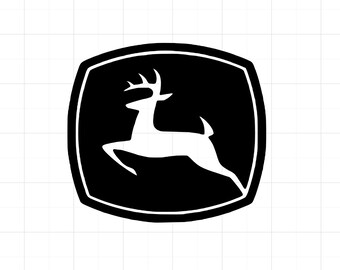 TWO for John Deere Premium YELLOW Vinyl Sticker 2-pack 9 12, 15, 24 or ...
