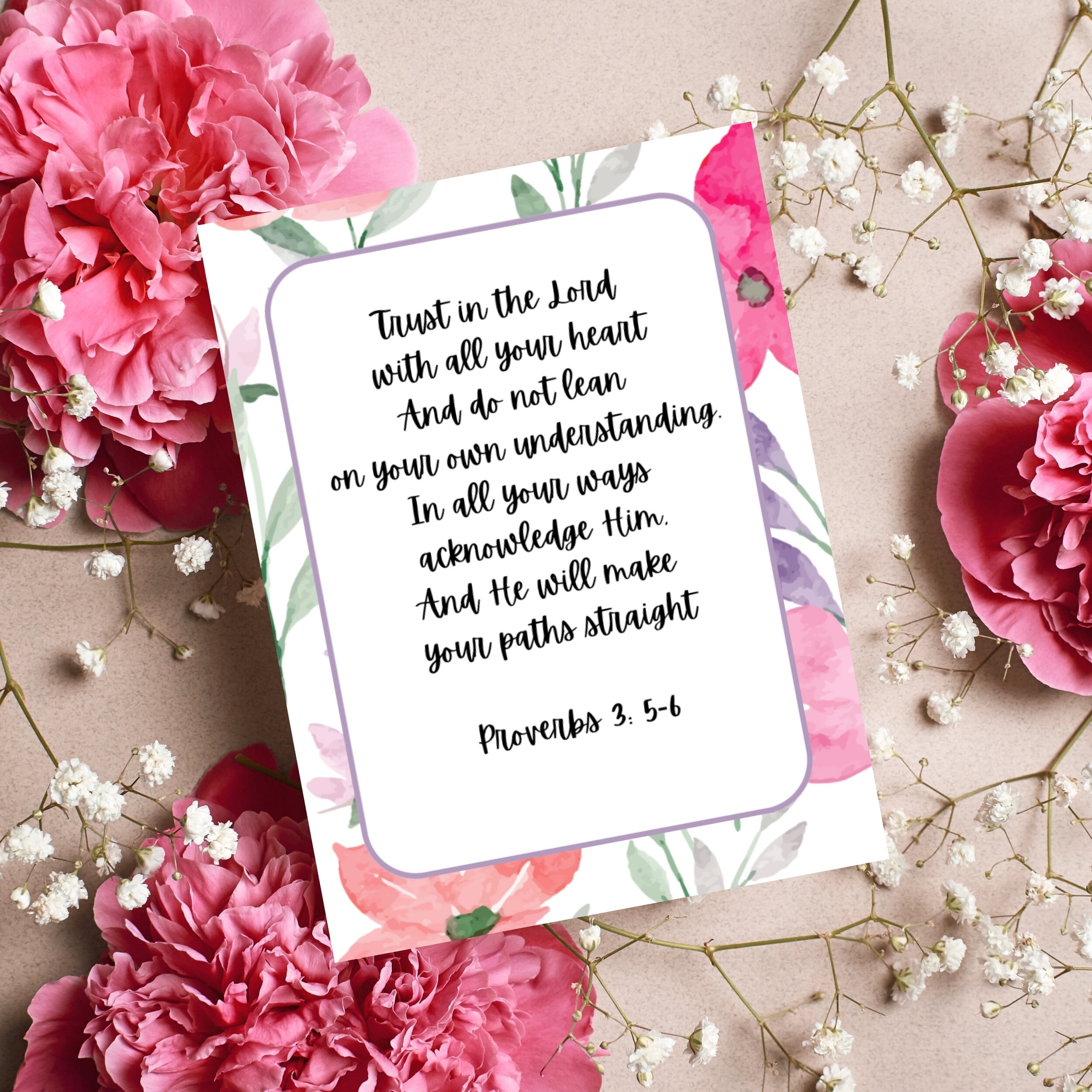 Printable Prayer Cards, Bible Scripture Cards Digital Download, Bible ...