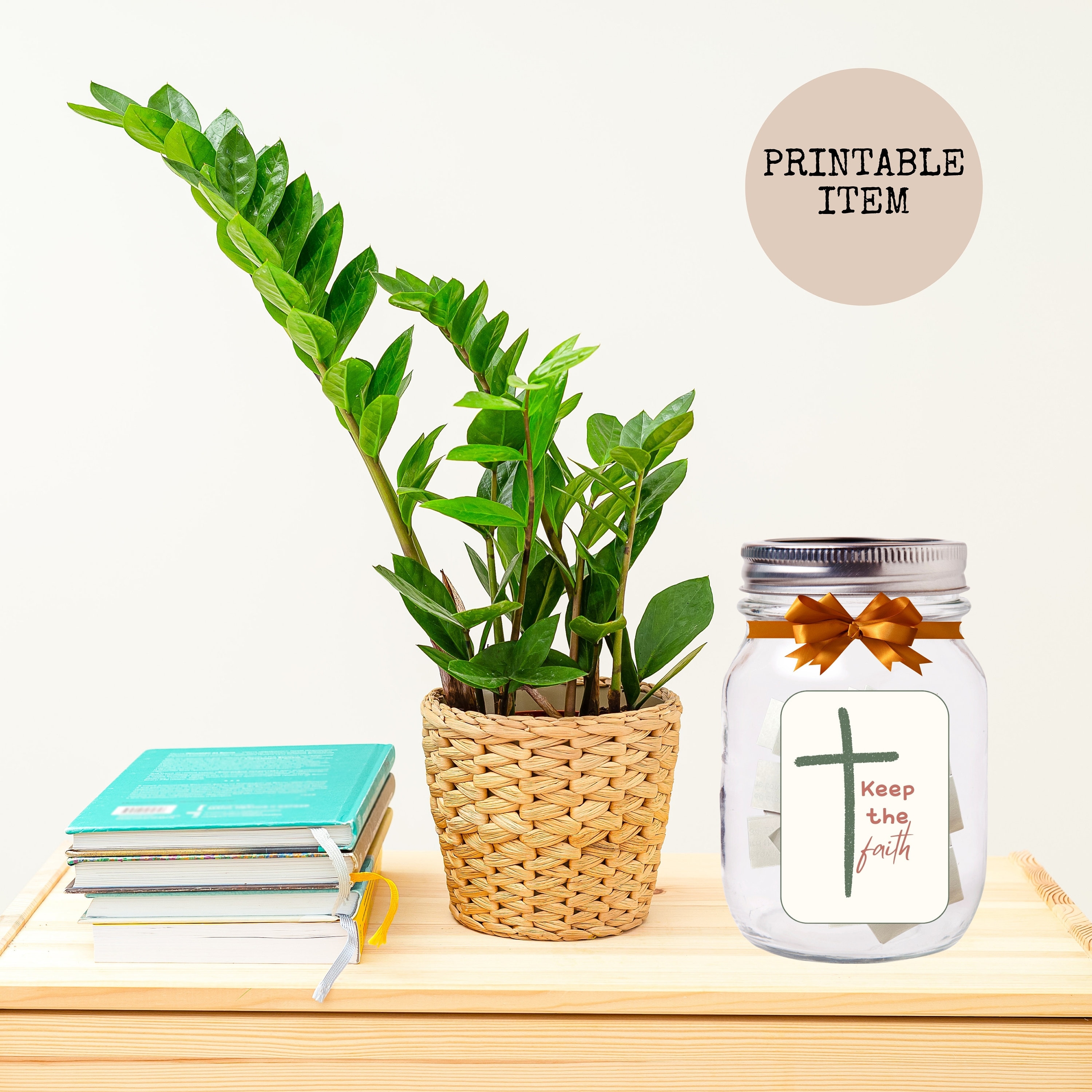 100 Scripture Jar Kit, Printable Bible Verse PDF, Inspiration Christian ...