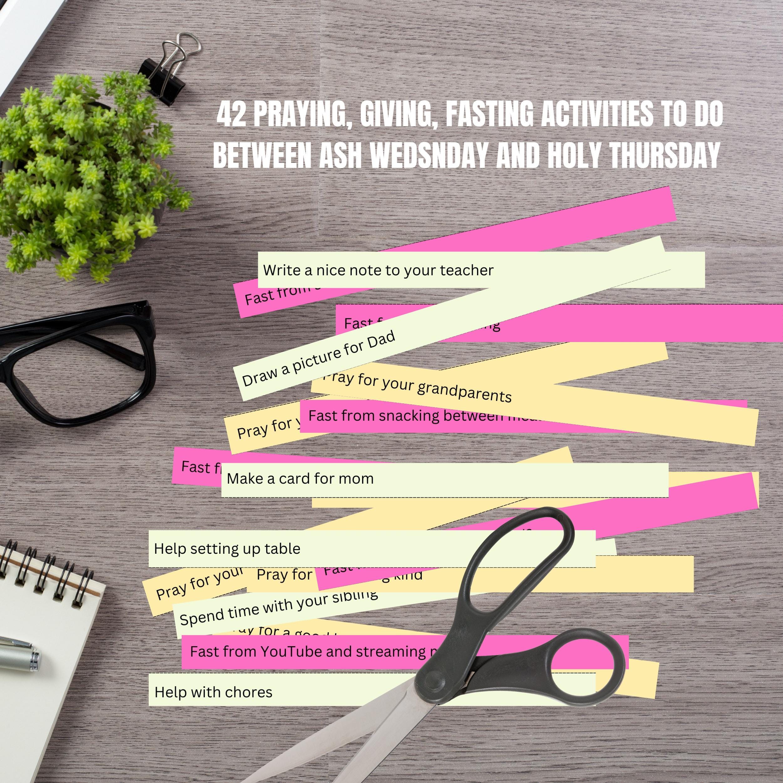 Lent for Kids Printable Ash Wednesday Activity Lenten Journey to the ...