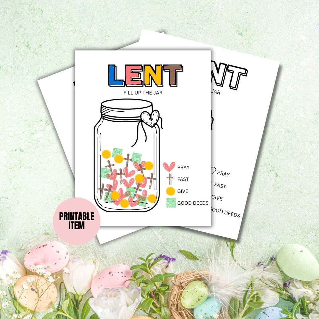 Lent for Kids Printable Ash Wednesday Activity Lenten Journey to the ...