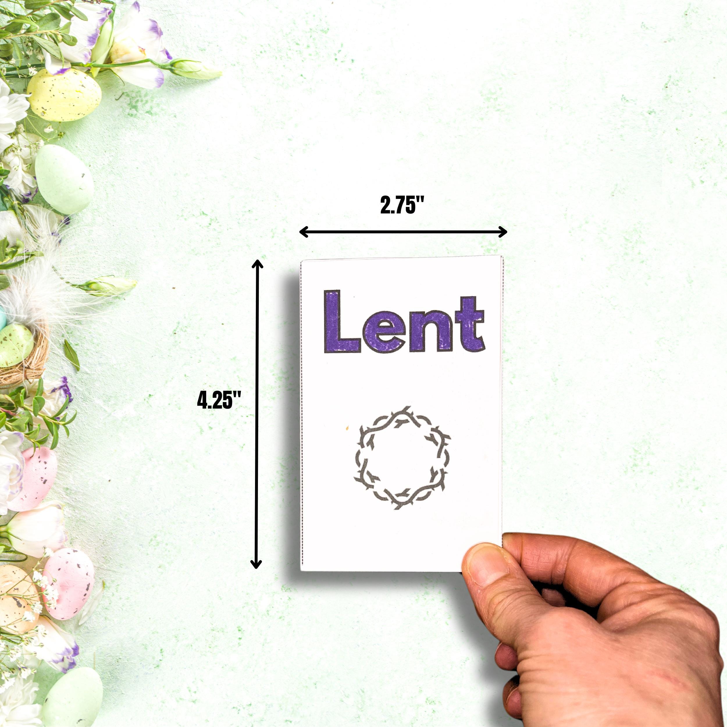 Lent for Kids Printable Ash Wednesday Activity Lenten Journey to the ...