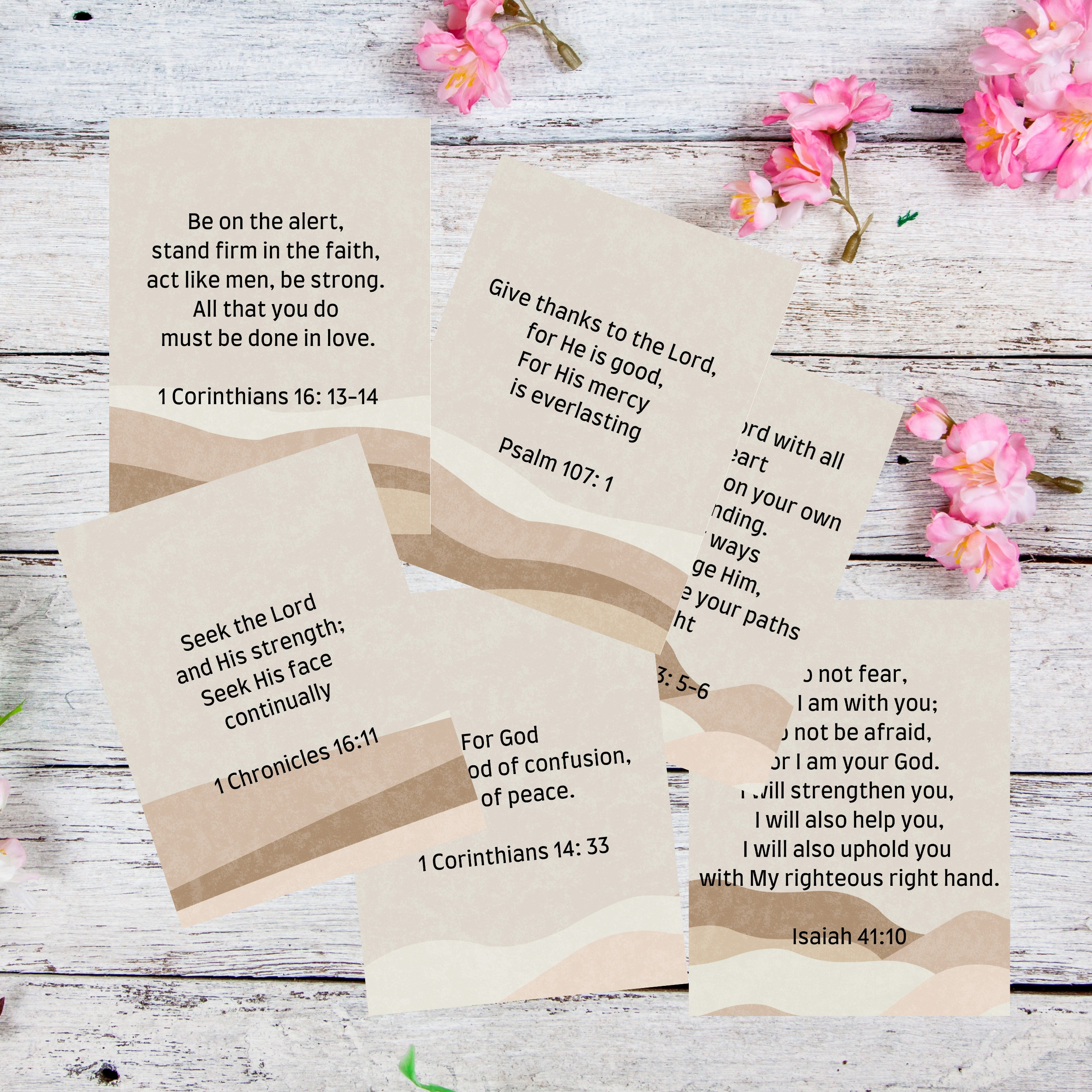 Printable Prayer Cards, Bible Scripture Cards Digital Download, Bible ...