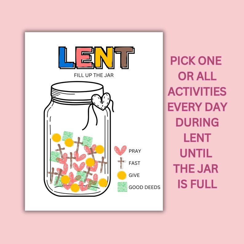 Lent for Kids Printable Ash Wednesday Activity Lenten Journey to the ...