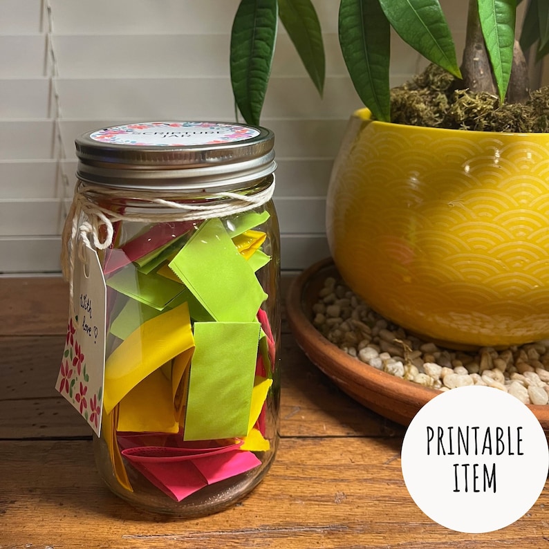 100 Scripture Jar, Printable Bible Verse, Inspiration Christian Gifts ...