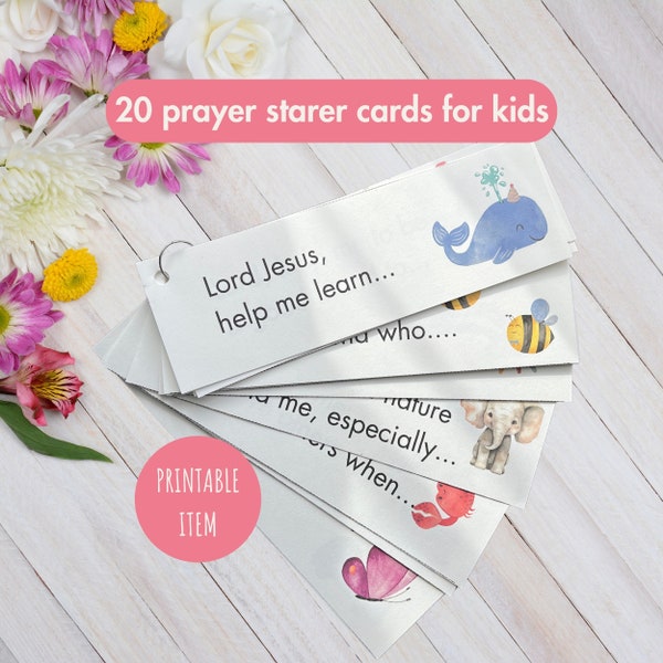 Prayer Cards Printable - Etsy