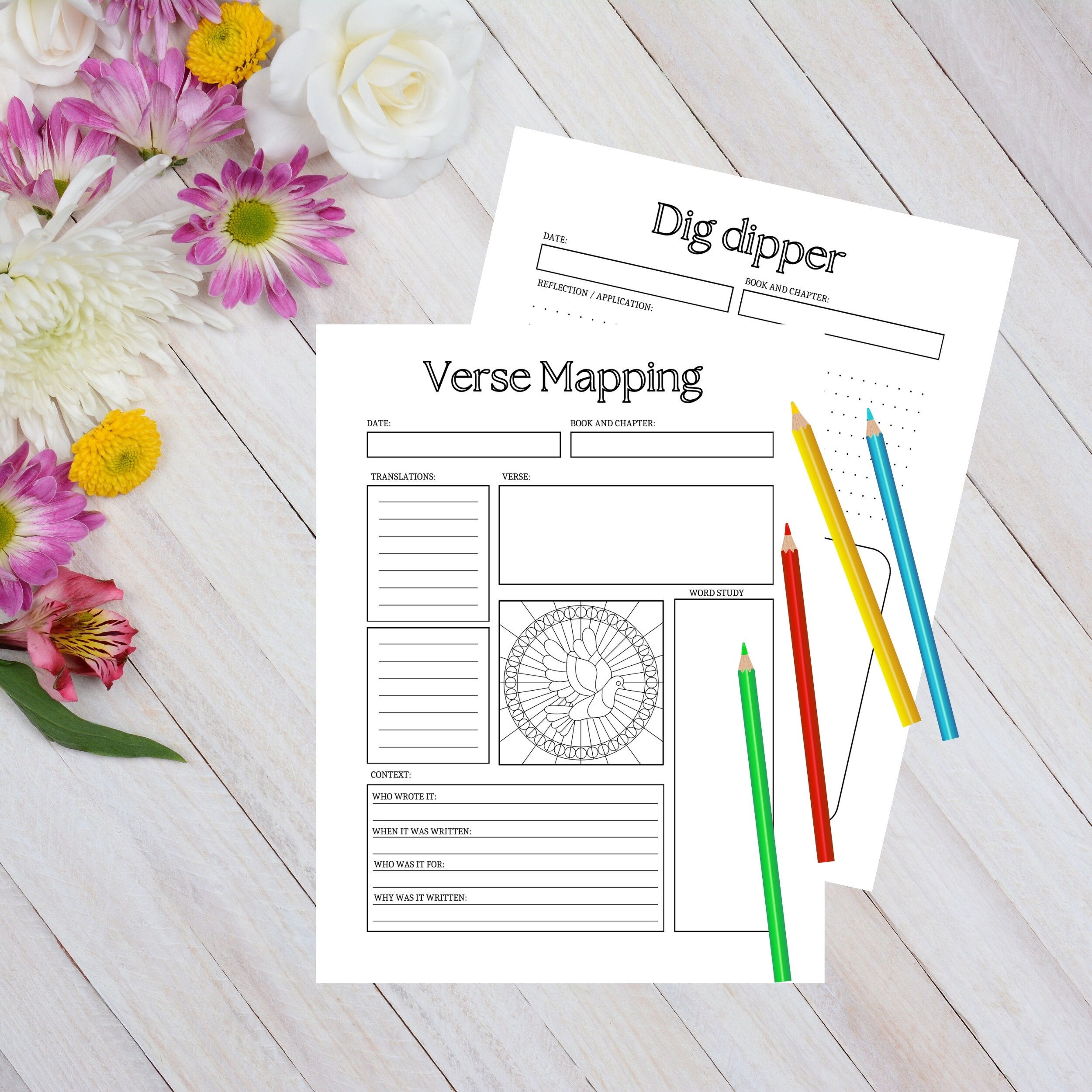 Verse Mapping Template, Bible Verse Mapping Printable, Bible Study ...