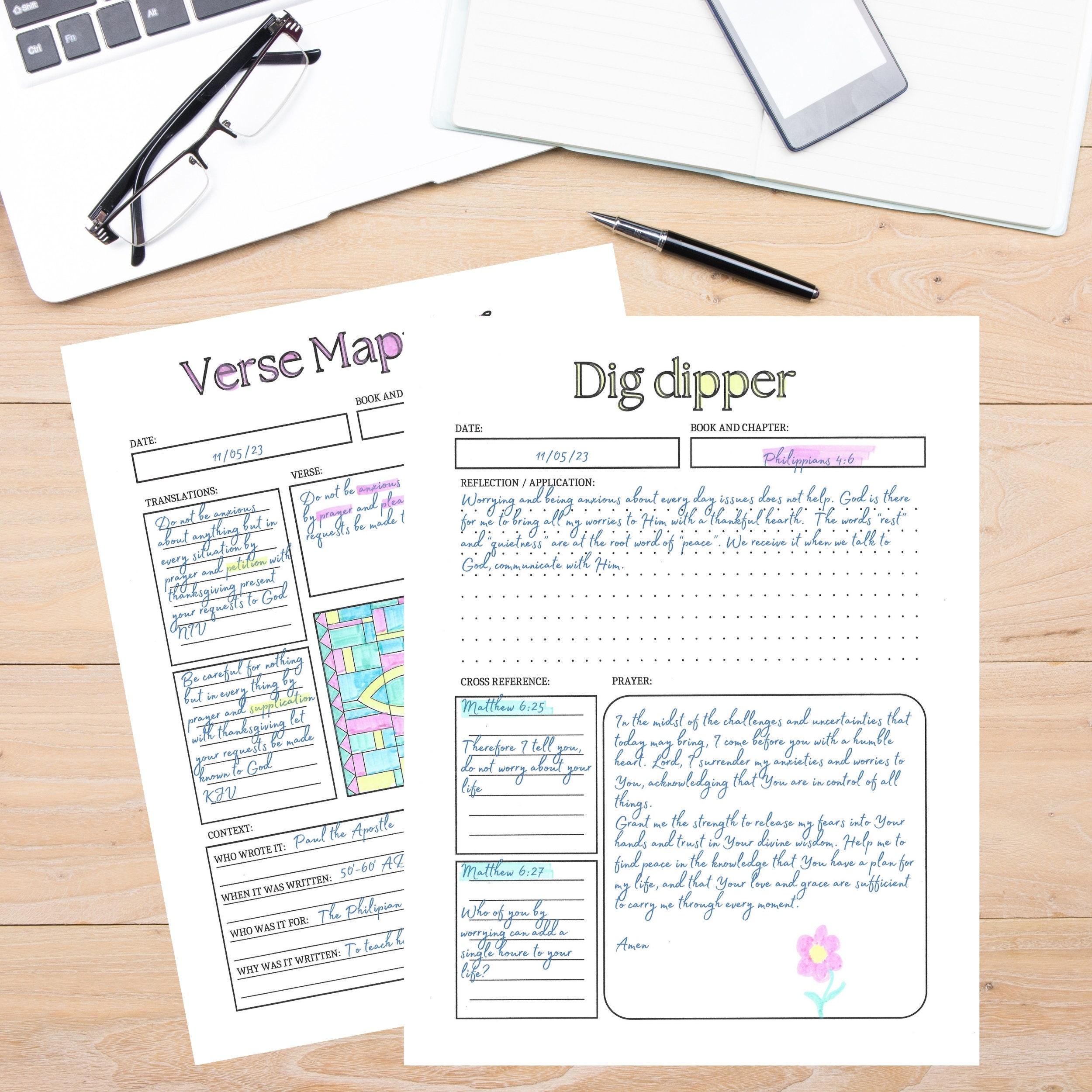 Verse Mapping Template, Bible Verse Mapping Printable, Bible Study ...