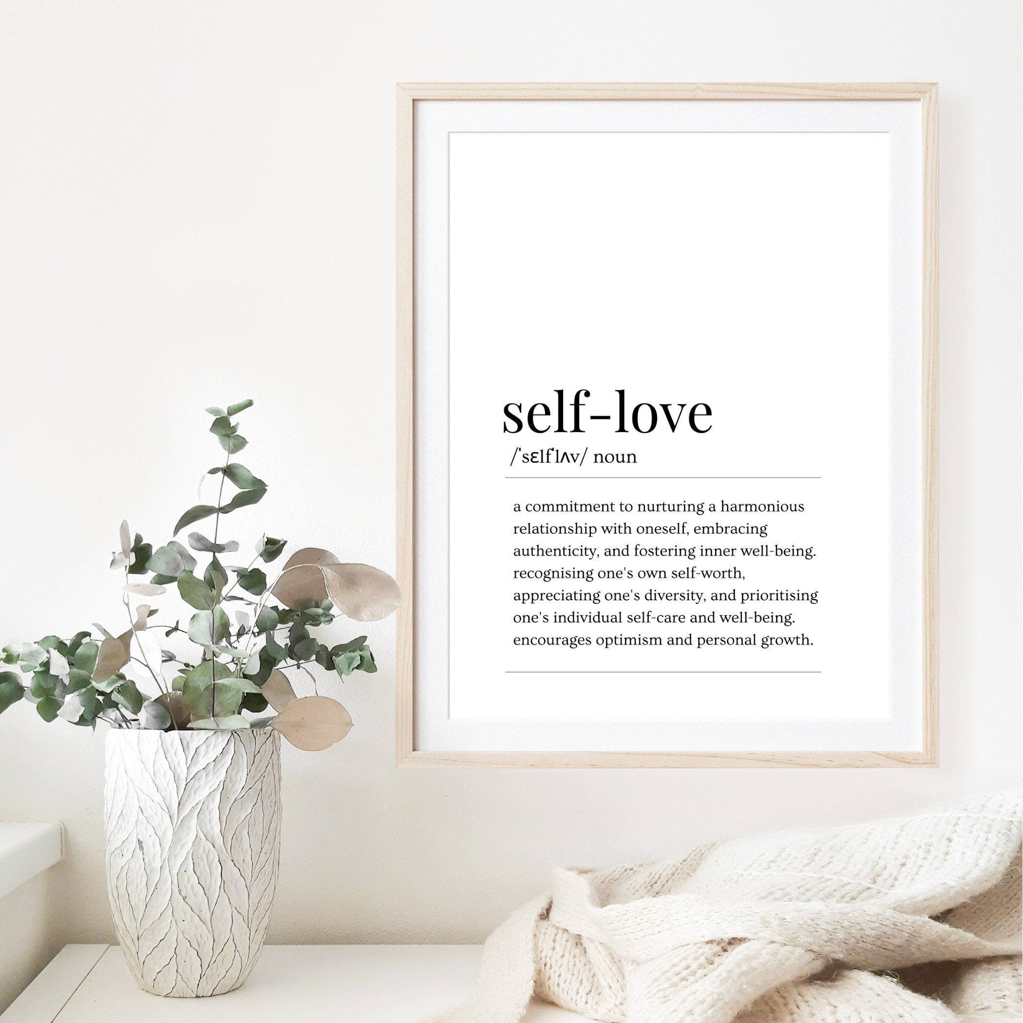 Self Love Wall Art Digital Download Mental Health Prints Mental Health ...
