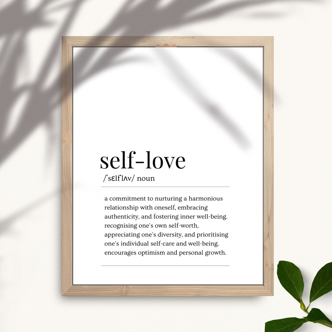 Self Love Wall Art Digital Download Mental Health Prints Mental Health ...