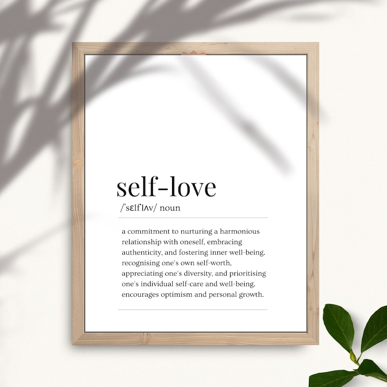 Self Love Wall Art Digital Download Mental Health Prints Mental Health ...