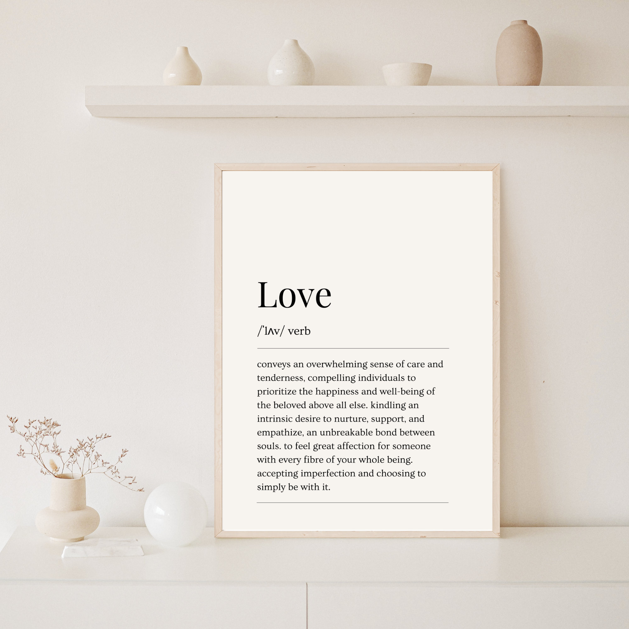 Love Dictionary Definition Printable, Definition Wall Art Print, Gift ...