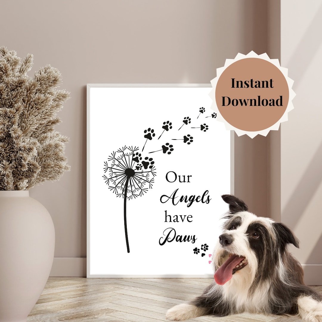 Printable Art for Dog Lovers Dog Quotes Digital Download Dog Quote Wall ...