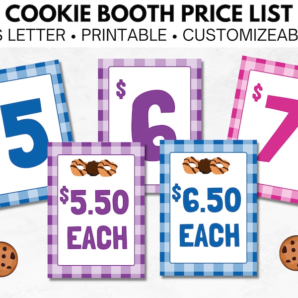 Cookie Booth Sign - Etsy