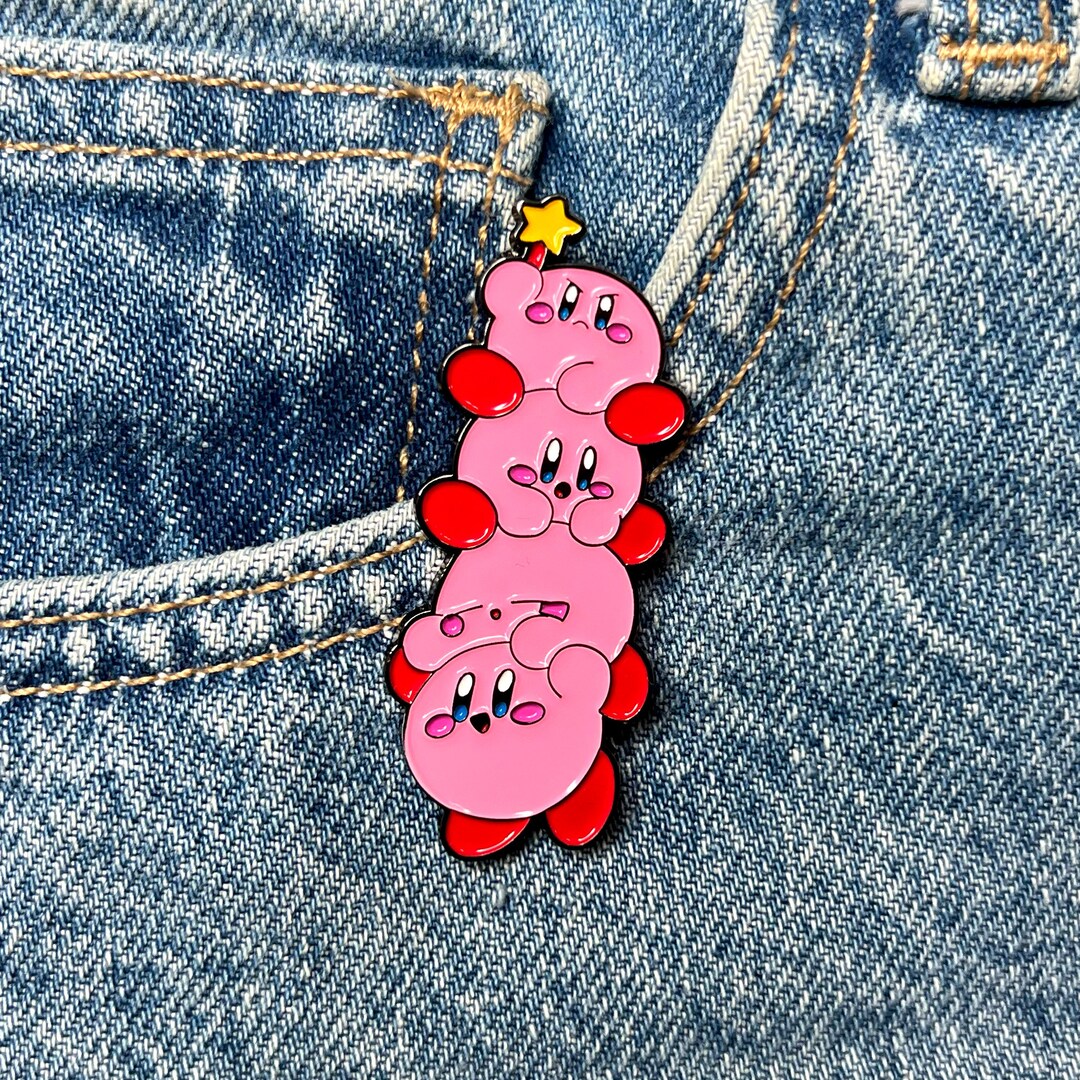 Cute Pink Anime Enamel Pin Etsy