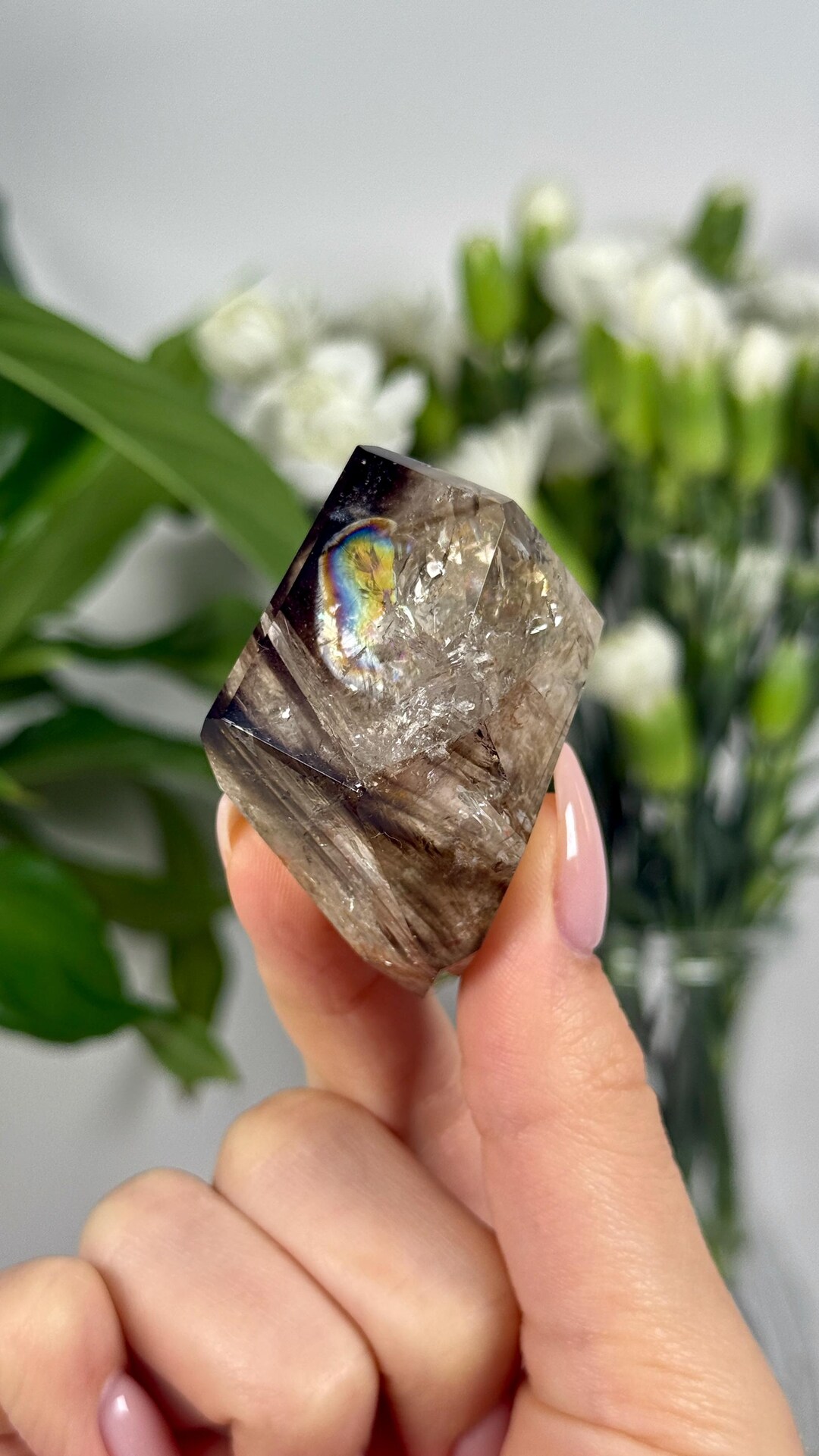 Polished Elestial Quartz Freeform, Natural Crystal Carving [PELF15] - Etsy