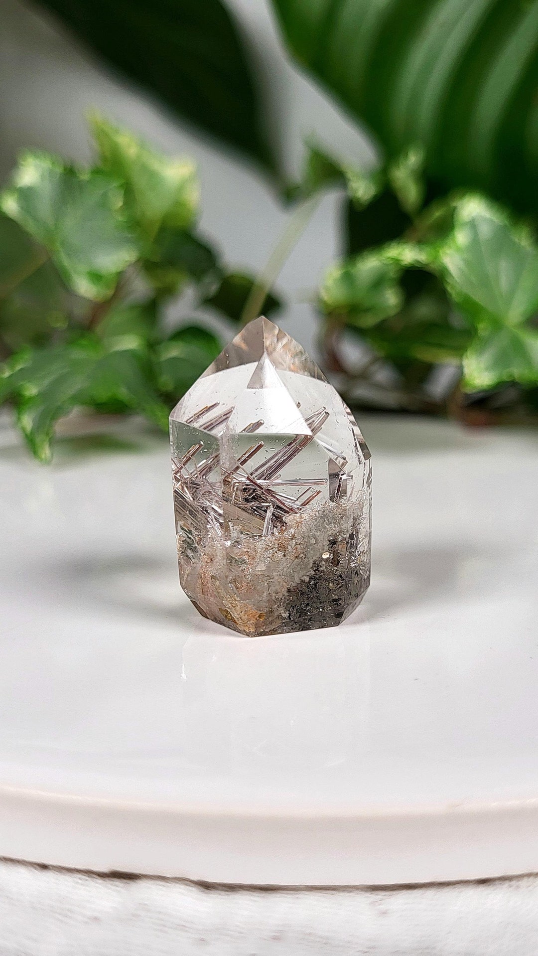 Silver Rutile Quartz, Natural Rutilated Quartz Freeform Specimen From ...