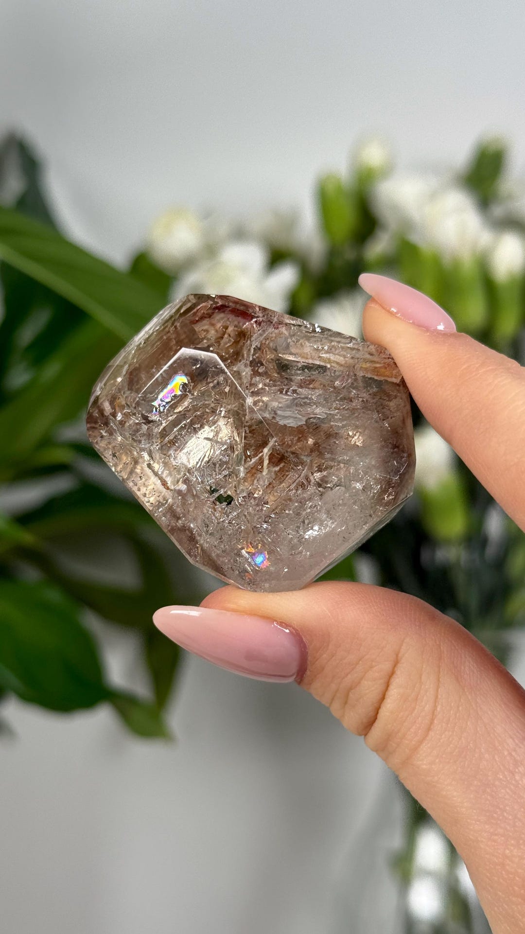 Polished Elestial Quartz Freeform, Natural Crystal Carving [PELF02] - Etsy