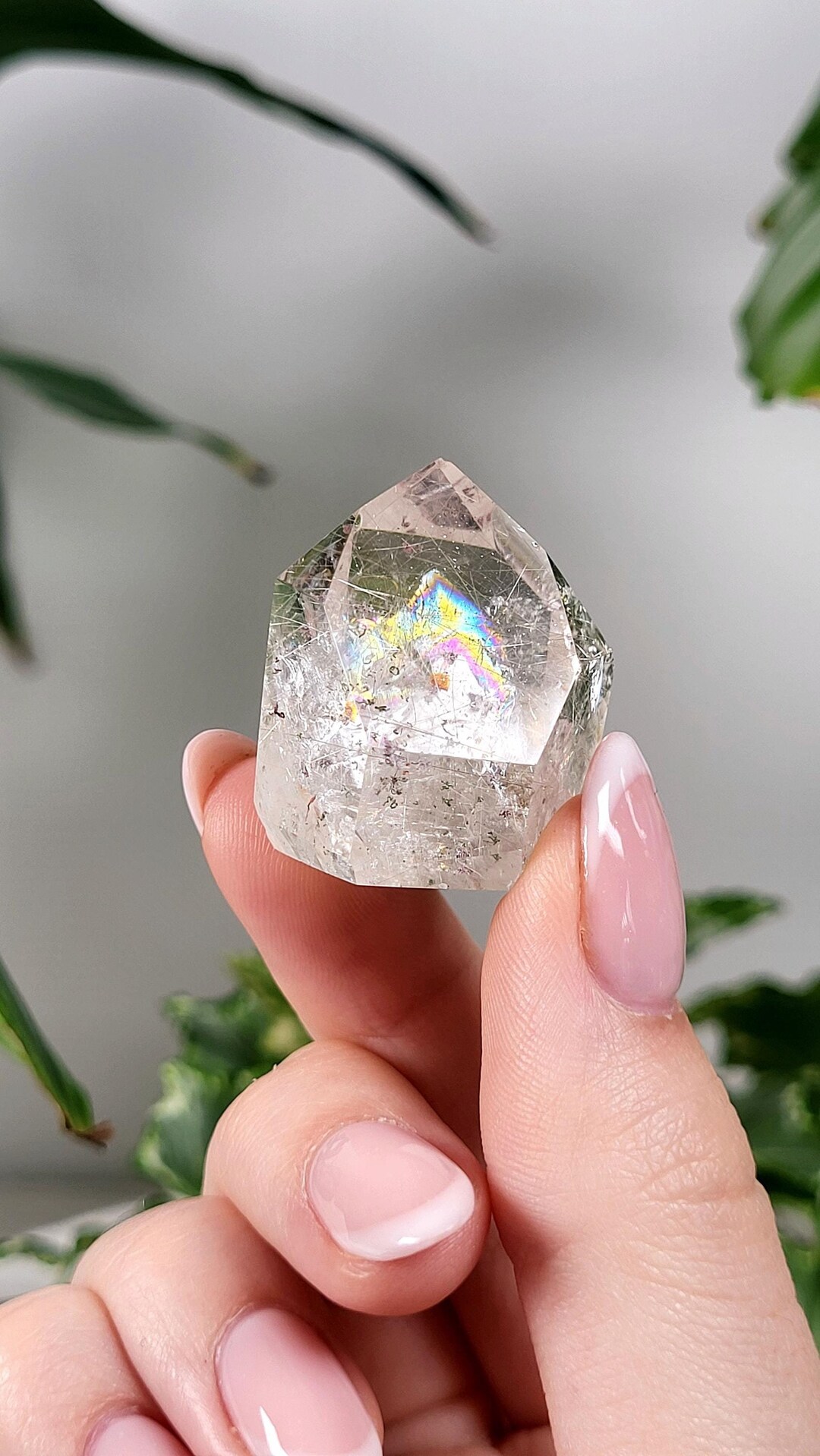Silver Rutile Quartz, Natural Rutilated Quartz Freeform Specimen From ...