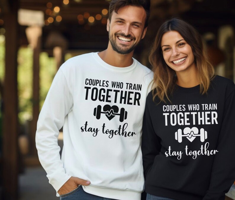Gym Shirts for Couple Workout T-shirt Fitness Gift Workout Buddies Gym ...