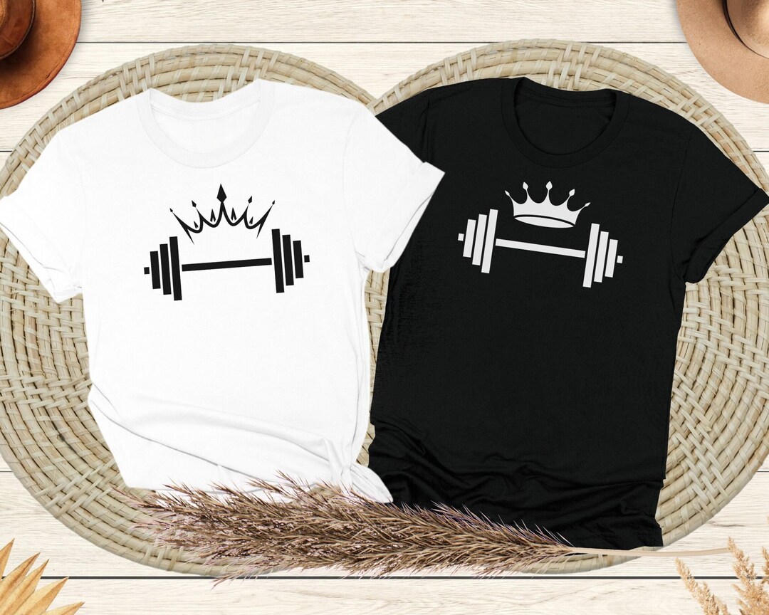 Gym Shirts for Couple Workout T-shirt Fitness Gift Workout Buddies Gym ...