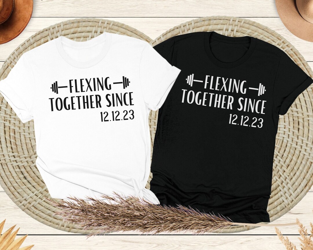 Gym Shirts for Couple Workout T-shirt Fitness Gift Workout Buddies Gym ...