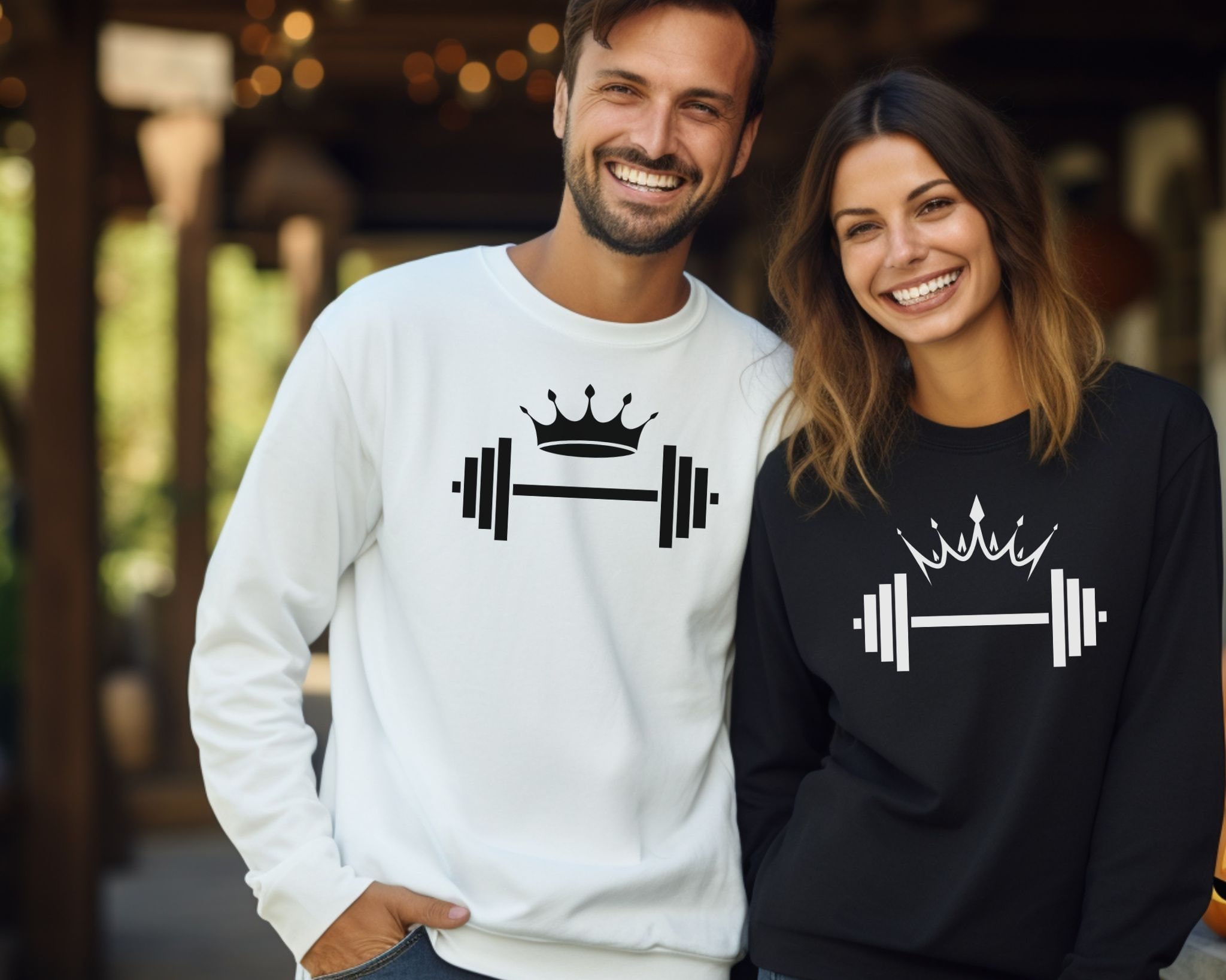 Gym Shirts for Couple Workout T-shirt Fitness Gift Workout Buddies Gym ...