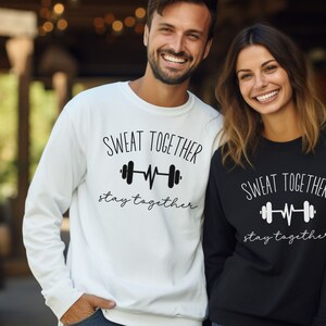 Gym Shirts for Couple Workout T-shirt Fitness Gift Workout Buddies Gym ...