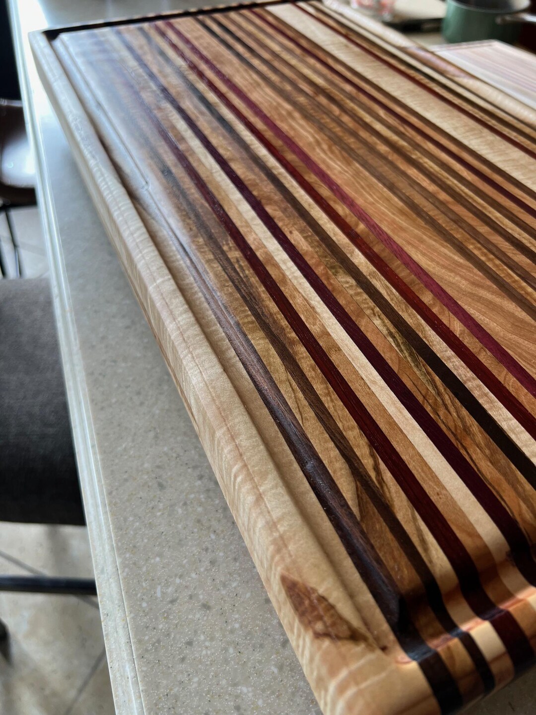 Cutting Board, Edge Grain Cutting Board, Unique Cutting Board, Hardwood ...