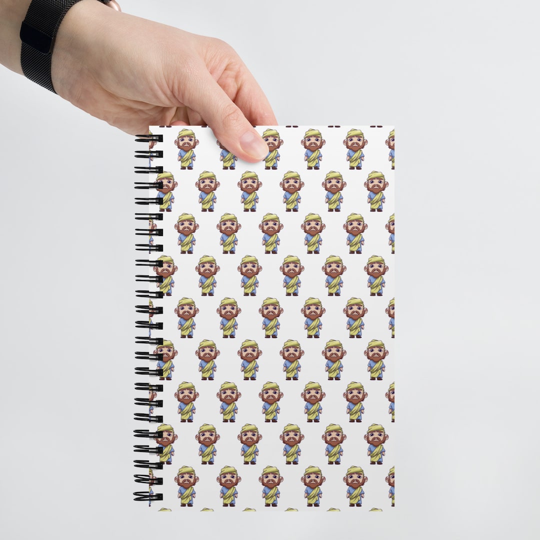 Pythagoras Cute Kawaii Themed Philosopher Spiral Notebook - Blank ...