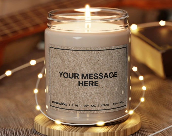 Smells Like Custom Text Candle Funny Gift Soy Candle Anniversary Gift ...