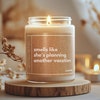Smells Like Custom Text Candle Funny Gift Soy Candle Anniversary Gift ...