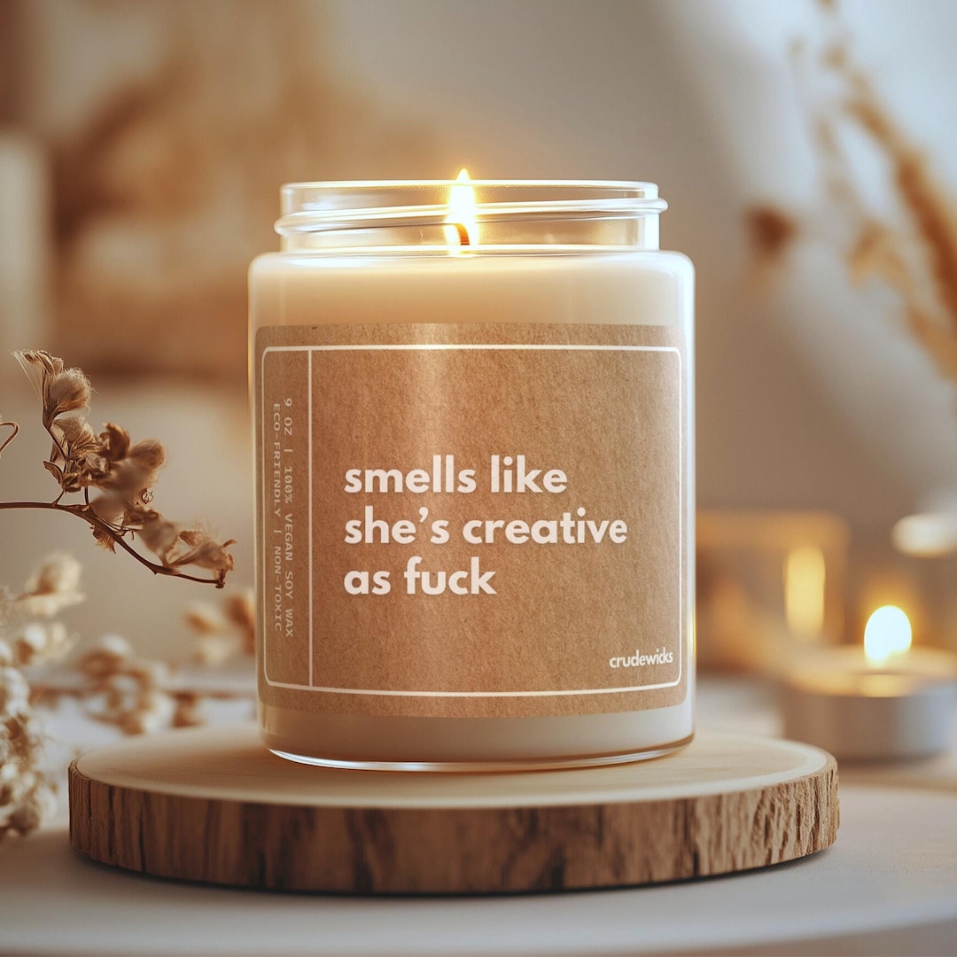 Hobby Gift Crafting Crafter Creative Gift Supplies Funny Candle ...