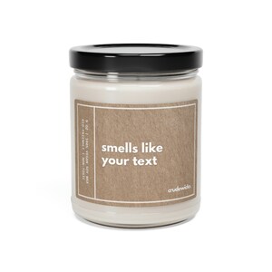 Smells Like Custom Text Candle Funny Gift Soy Candle - Etsy