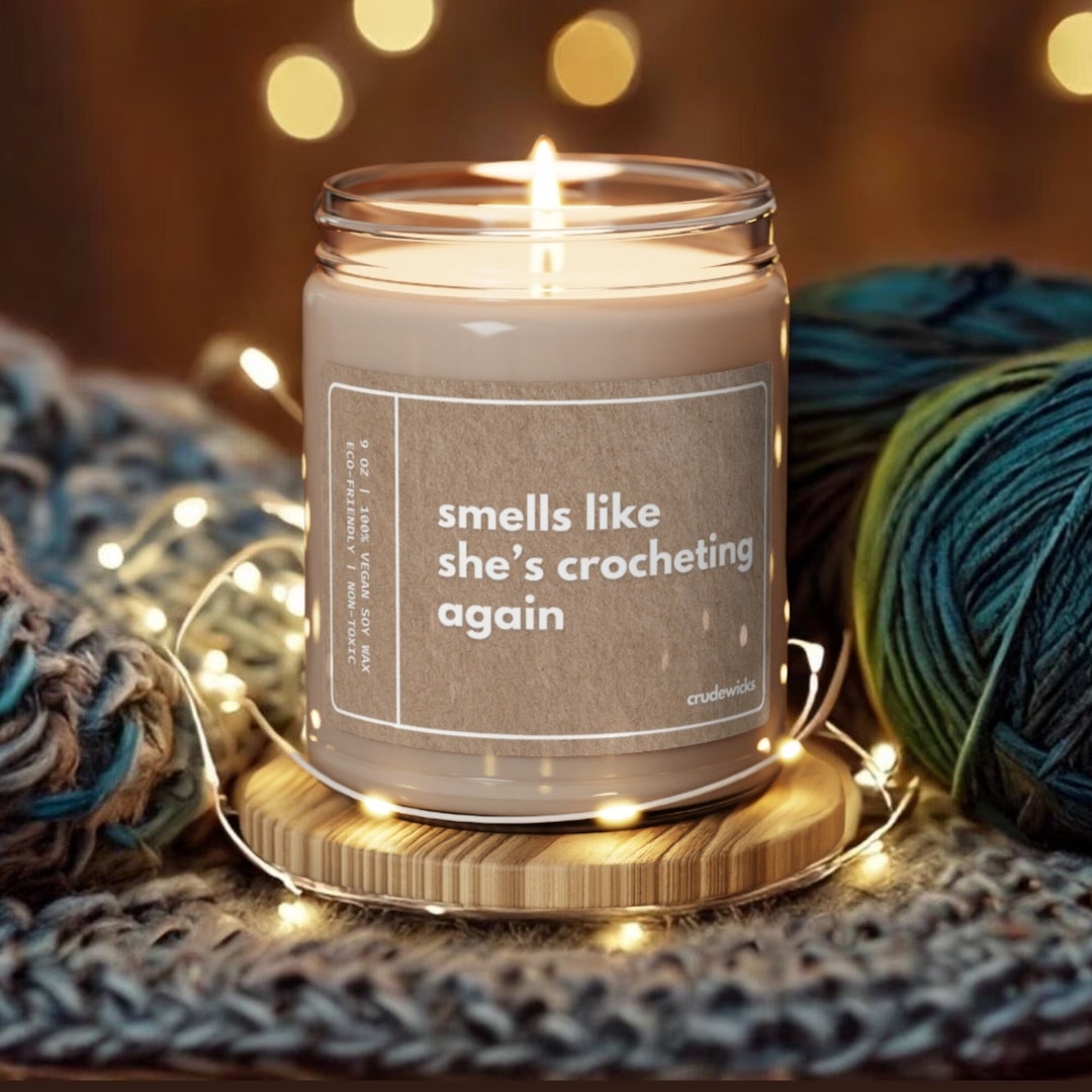 Personalized Crocheter Gift Funny Candle Gifts for Crocheters Gift ...