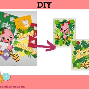 Flamingo SVG Cricut Cutting File for Paper Crafts | Summer Digital ...