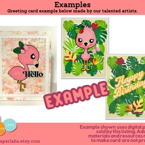 Flamingo SVG Cricut Cutting File for Paper Crafts | Summer Digital ...