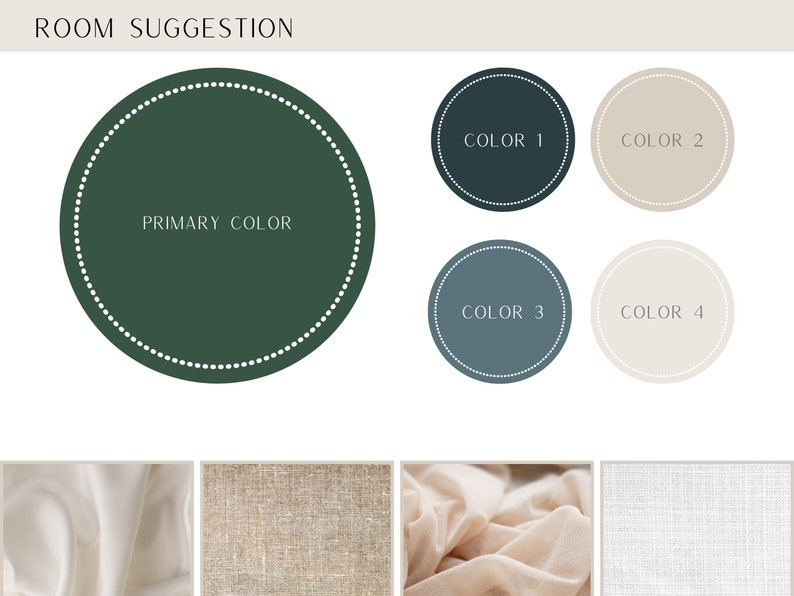 Sad Beige Whole Home Color Palette, Color Scheme - Etsy