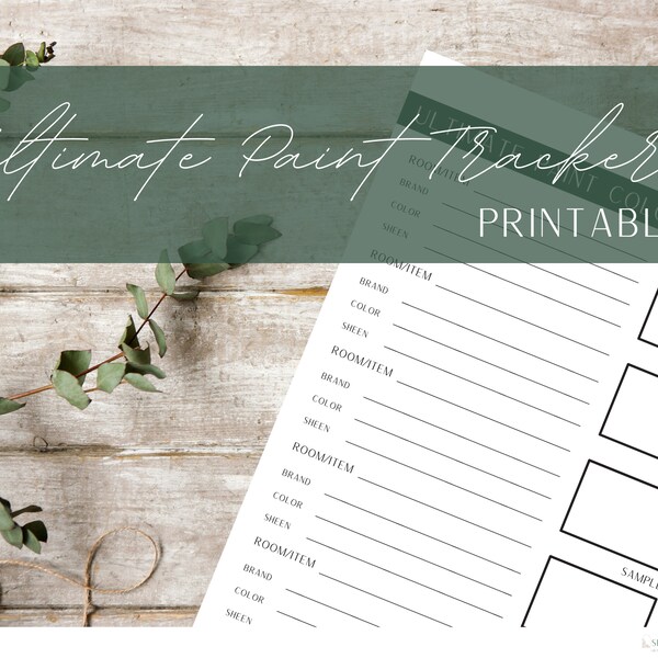 Paint Color Charts - Etsy