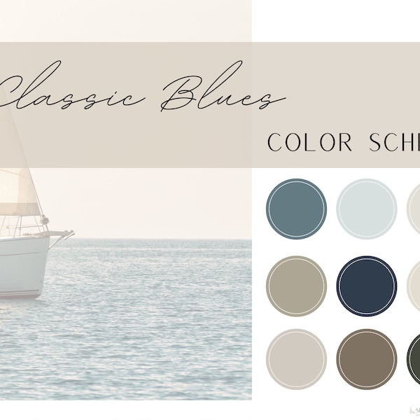 Nantucket Color Palette - Etsy
