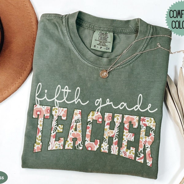 5th Grade Teacher Shirt - Etsy