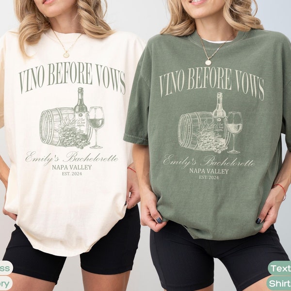 Vino Before Vows T Shirts - Etsy