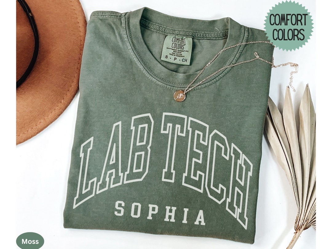 Custom Lab Tech Shirt, Personalized Laboratory Professional Lab Tech ...