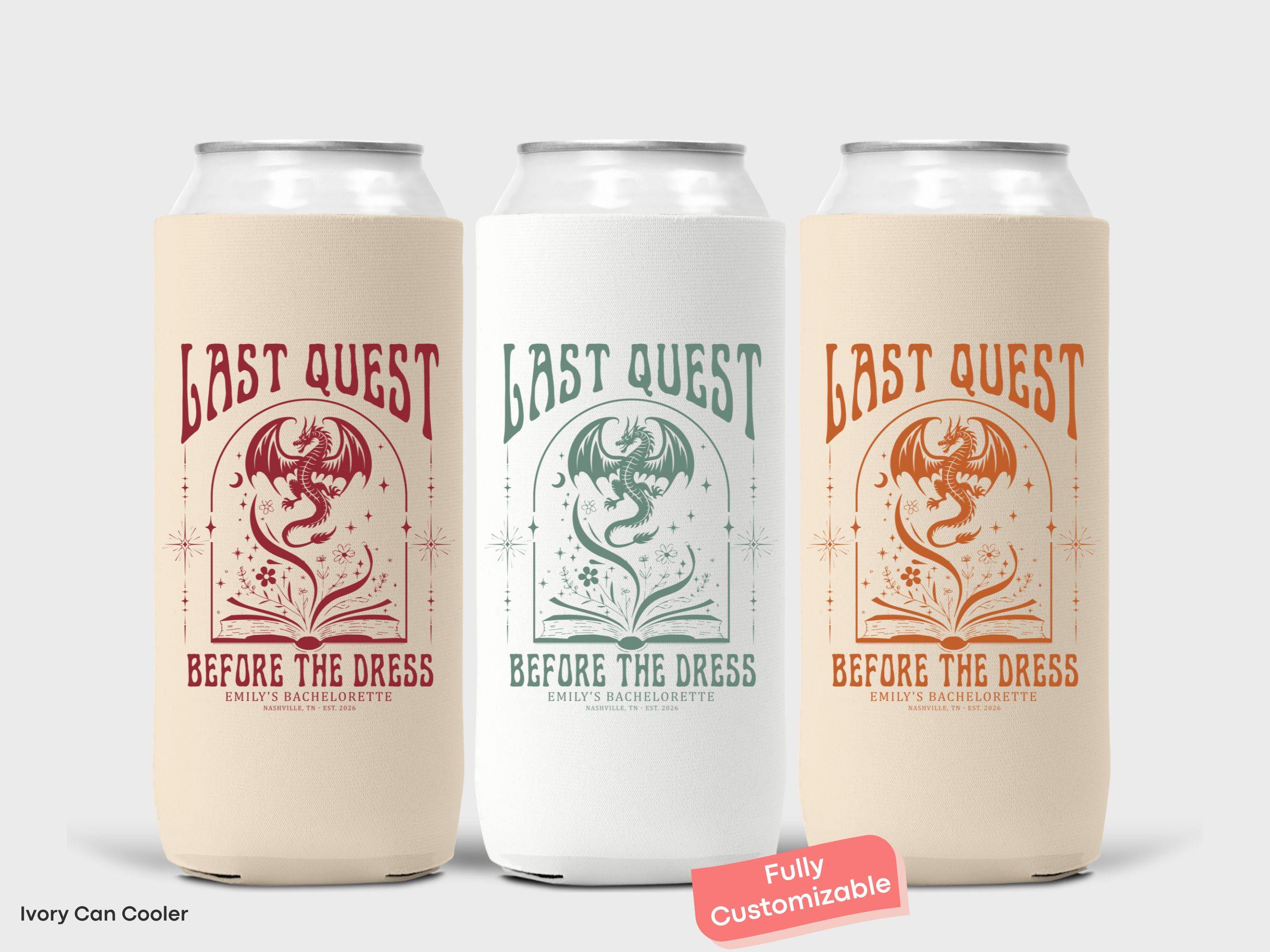 Medieval Bachelorette Can Cooler Decor, Last Quest Before the Dress ...