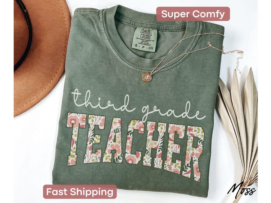 Third Grade Teacher Shirt, 3rd Grade Teacher T Shirt, Third Grade ...