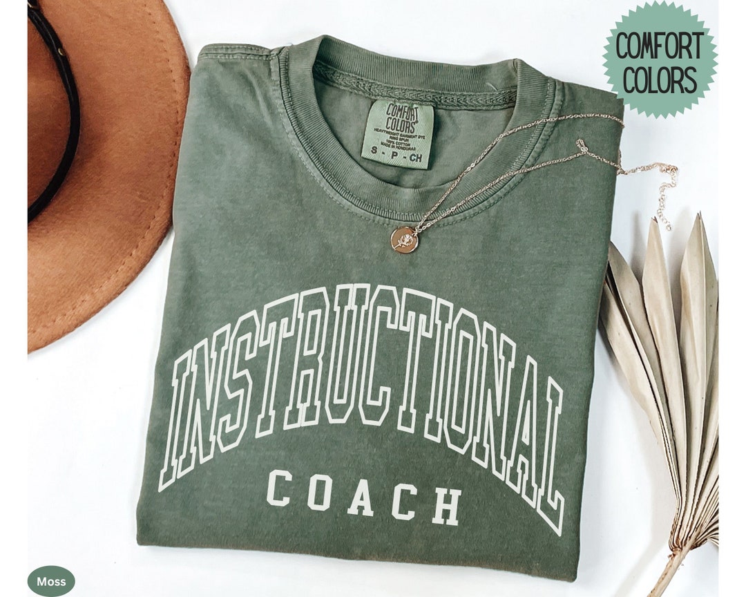 Instructional Coach Gifts, Comfort Colors® Instructional Coach Shirt, Instructional Coordinator ...