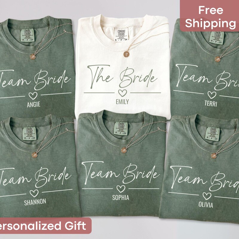 Team Bride Shirts - Etsy